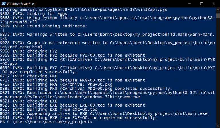 แปลงไฟล์ Python เป็น EXE ง่ายๆ – BorntoDev เริ่มต้นเรียน เขียนโปรแกรม ...