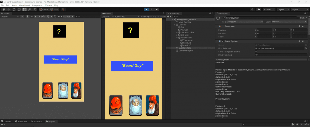 สร้างเกมการ์ดทายคำใบ้ด้วย Unity มือใหม่ก็ทำได้ – BorntoDev เริ่มต้นเรียน เขียนโปรแกรม ขั้นเทพ