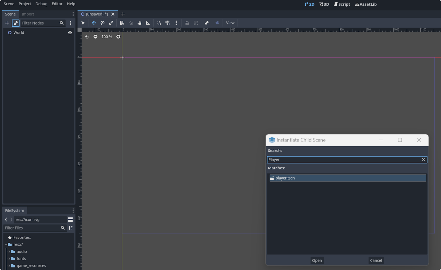 มาเริ่มต้นสร้างเกมด้วย Godot Engine กันดูดีกว่า – BorntoDev เริ่มต้นเรียน เขียนโปรแกรม ขั้นเทพ