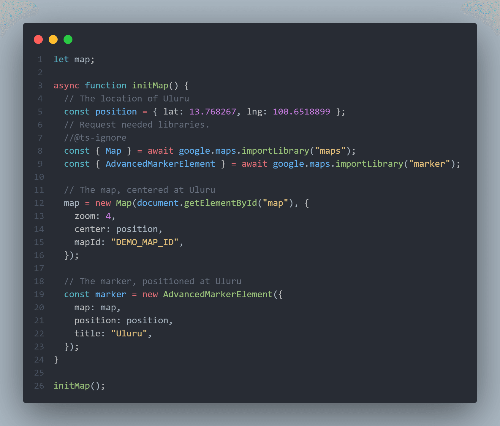 การแสดงแผนที่ในเว็บไซต์ด้วย Google Map – BorntoDev เริ่มต้นเรียน เขียนโปรแกรม ขั้นเทพ