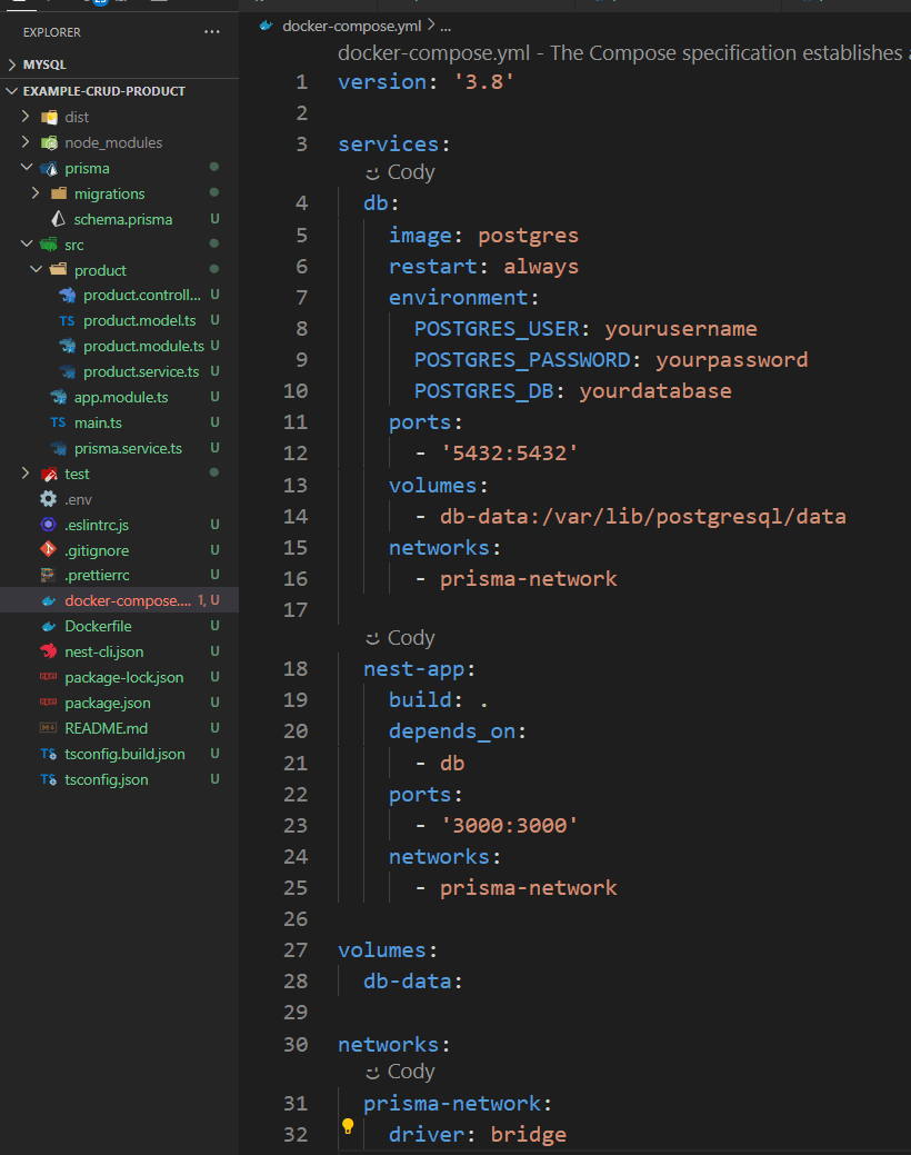 มาลองทำโปรเจกต์ NestJS + Docker + PostgreSQL – BorntoDev เริ่มต้นเรียน เขียนโปรแกรม ขั้นเทพ