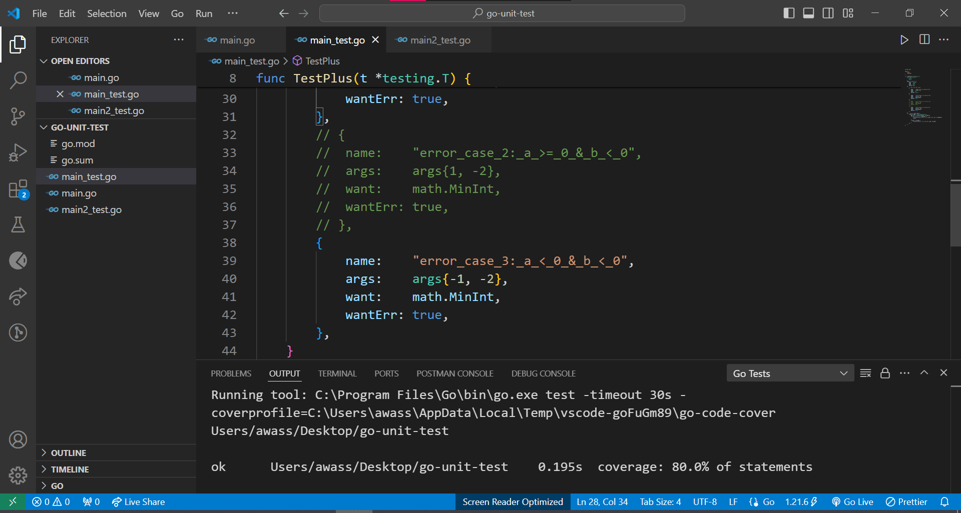 การสร้าง Unit Tests ในภาษา Go – BorntoDev เริ่มต้นเรียน เขียนโปรแกรม ...