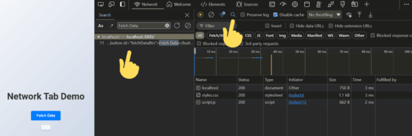 เจาะลึกการใช้งาน Network Tab บน Devtool – BorntoDev เริ่มต้นเรียน เขียนโปรแกรม ขั้นเทพ